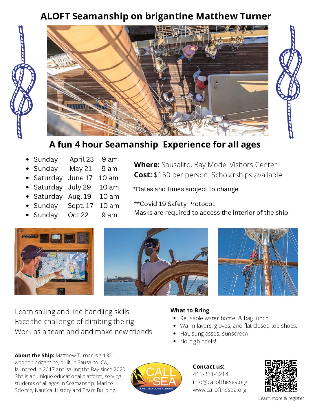 2023 Summer Youth Programs - Call of the Sea