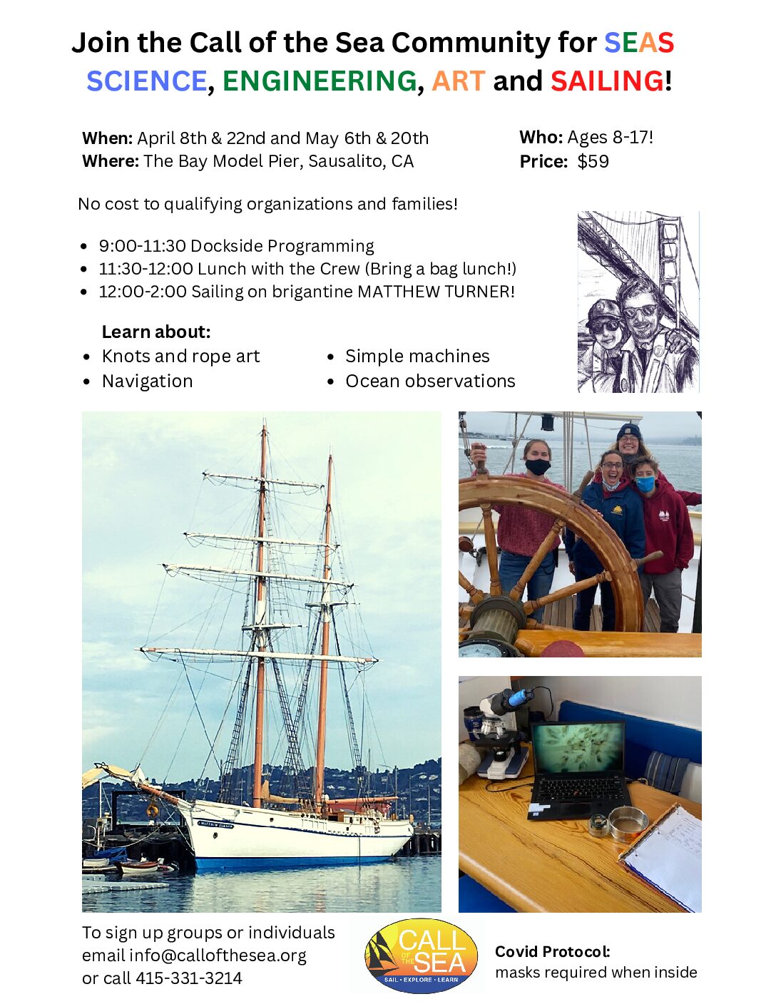 2023 Summer Youth Programs - Call of the Sea